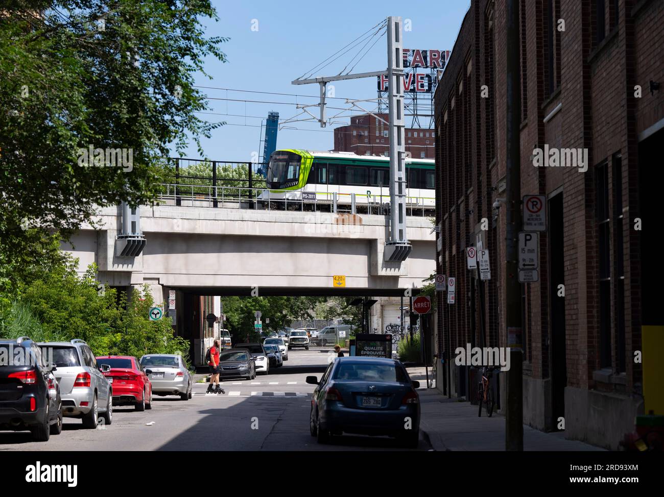 Montreal, Canada. 19th July, 2023. The Reseau express metropolitan (REM ...