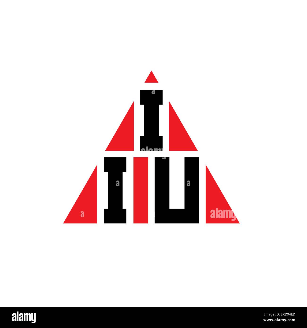 Iiu logo design Stock Vector Images - Alamy