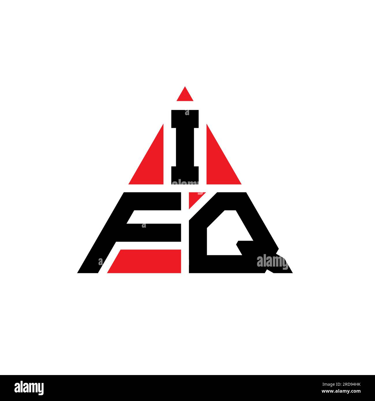 IFQ triangle letter logo design with triangle shape. IFQ triangle logo ...