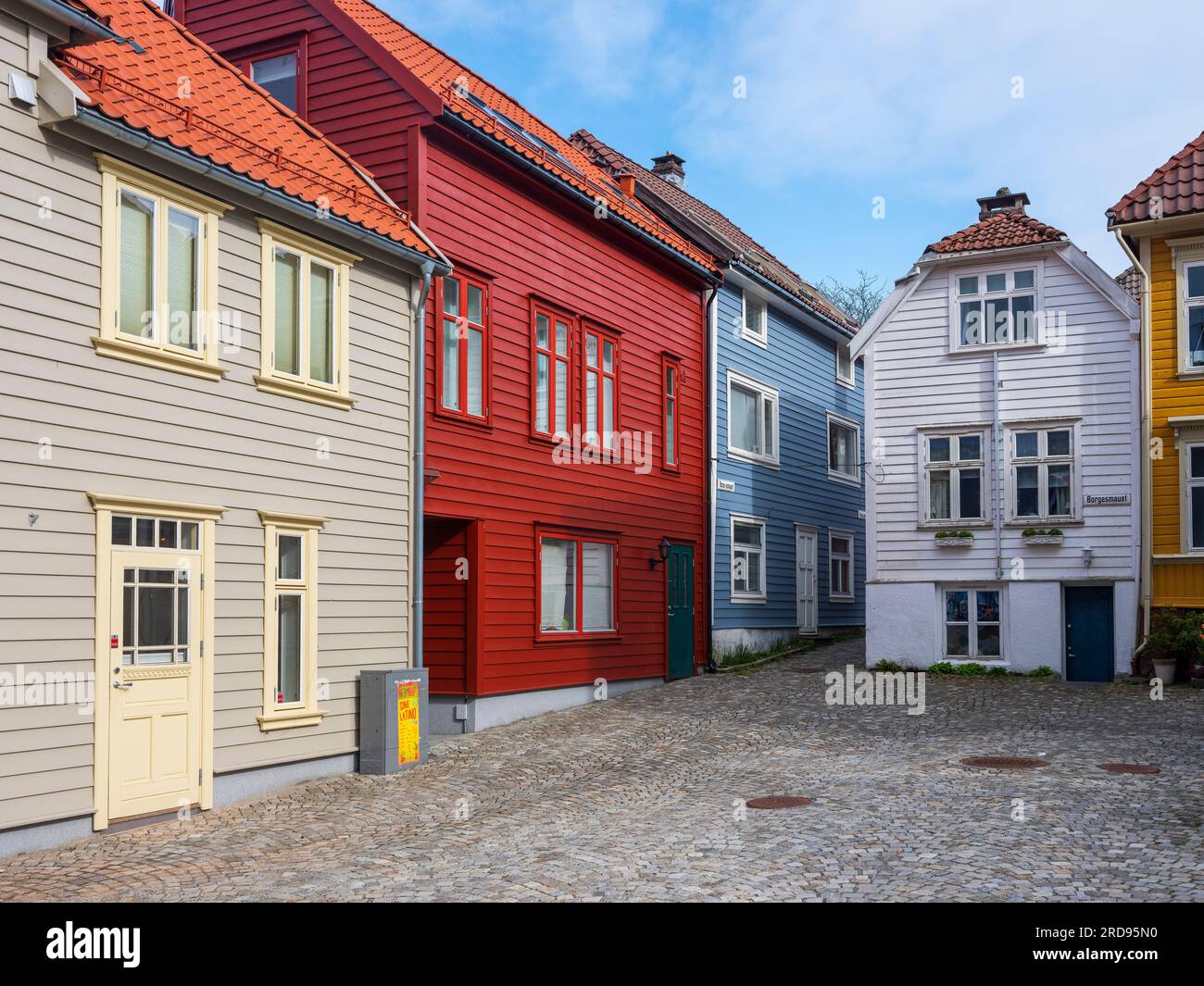 Wooden clad building in Bergen, Norway Stock Photo - Alamy