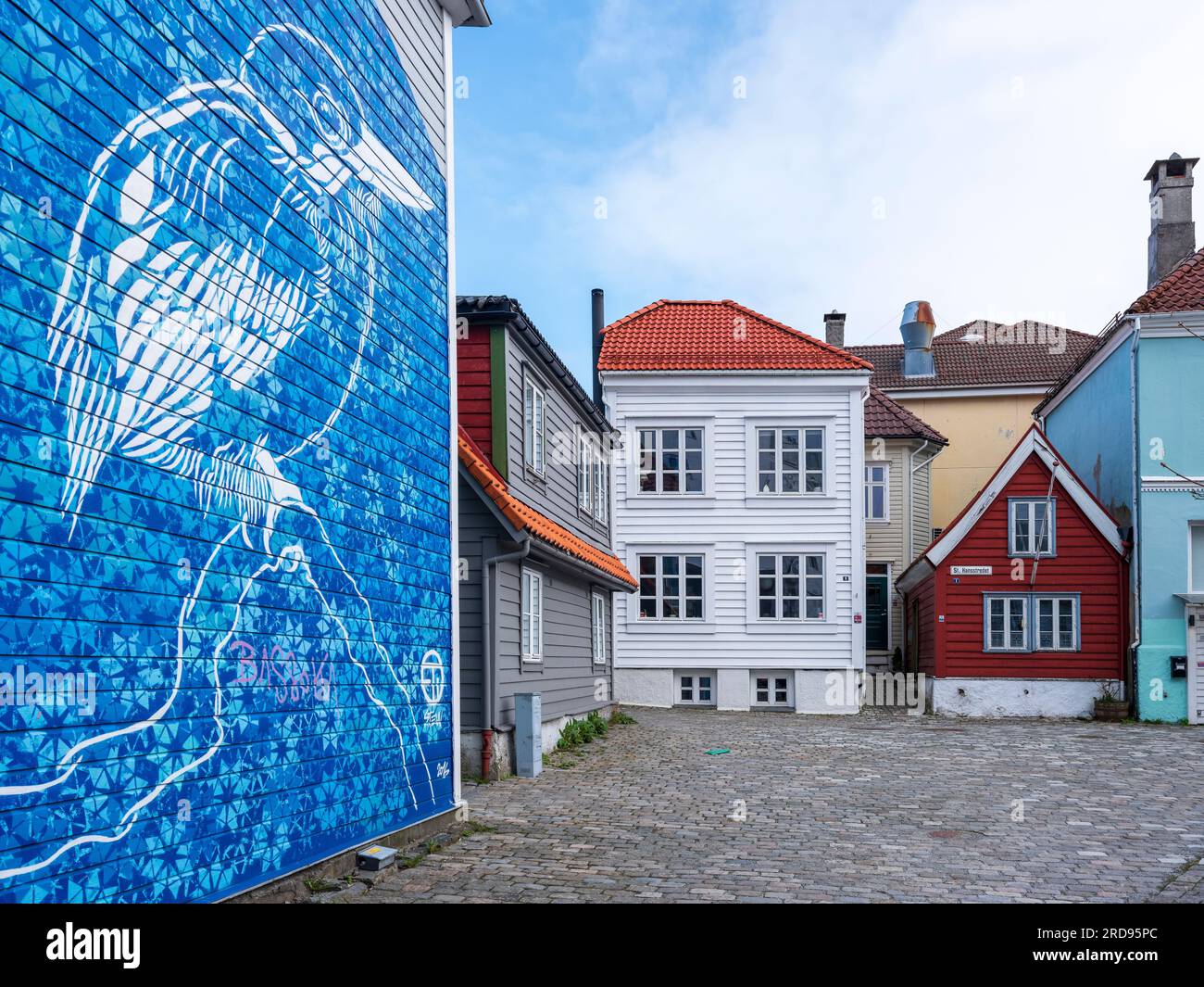 Wooden clad building in Bergen, Norway Stock Photo - Alamy