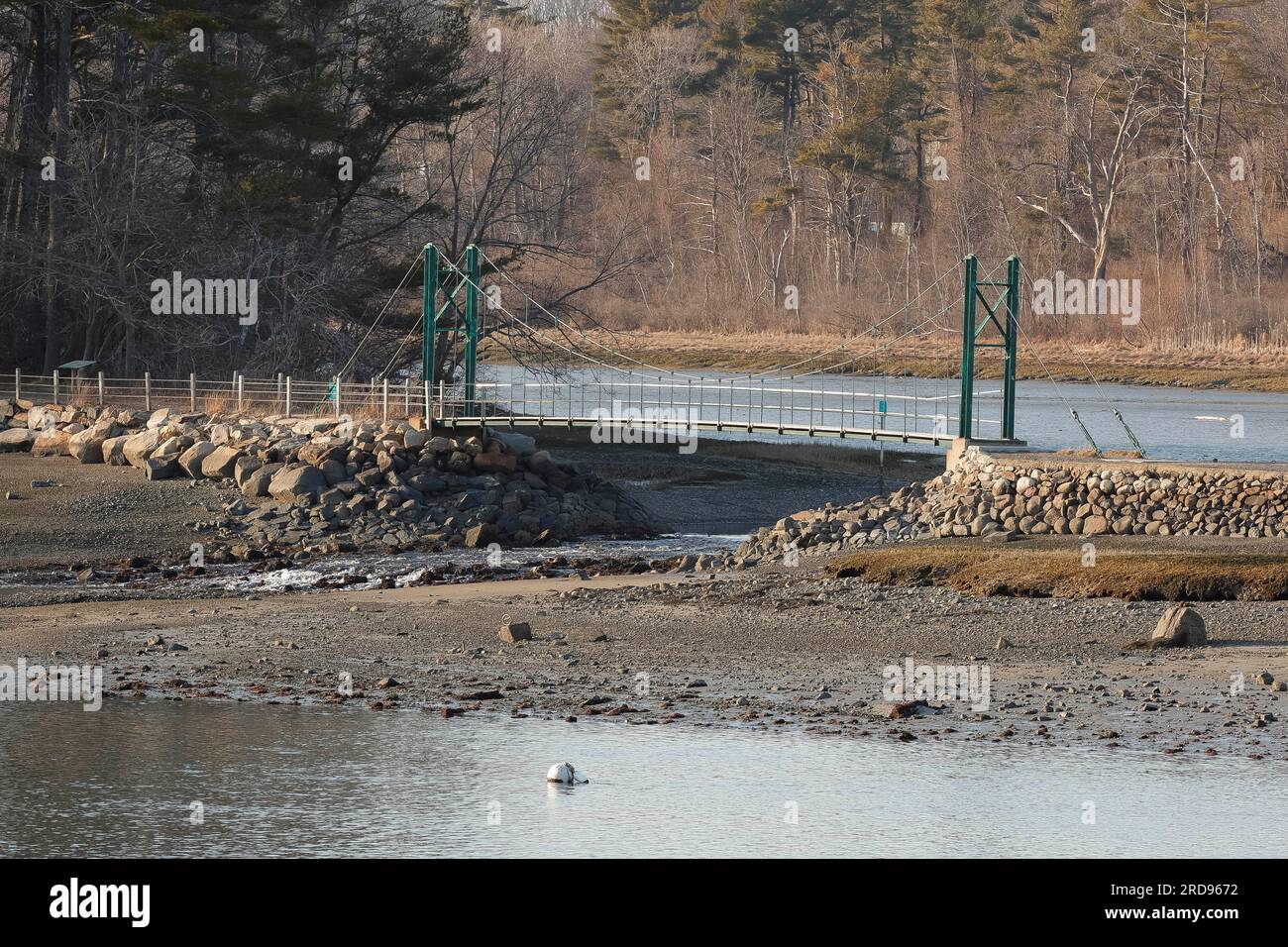 Close to York Village, this bridge supposedly got its name from a bunch ...