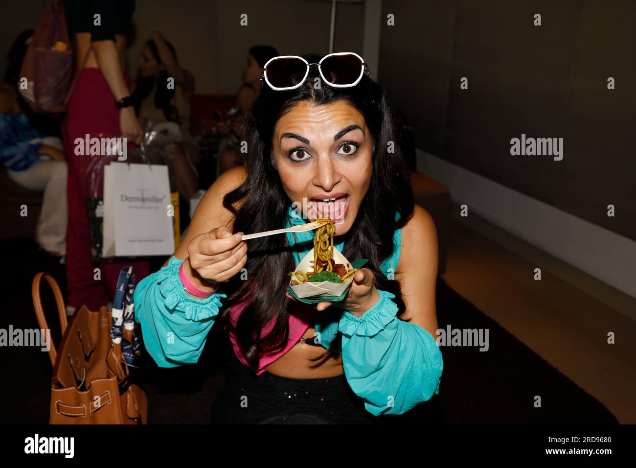 Nora Lob beim Mates Date Influencer Event auf der Berlin Fashion Week ...