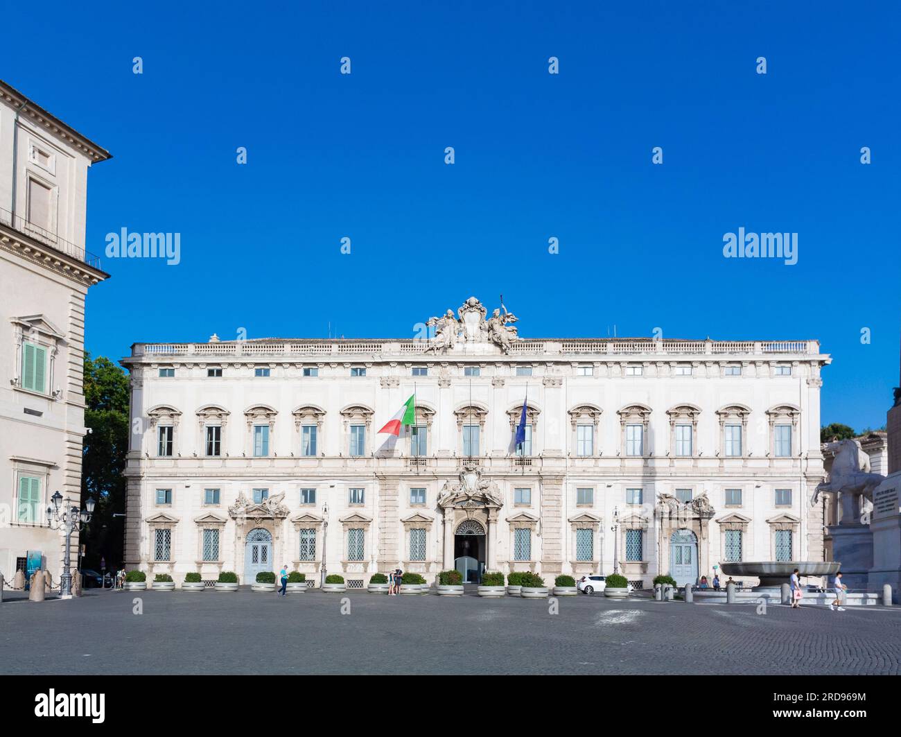 Rome, Lazio, Italy, The Palazzo della Consulta , also known as the ...