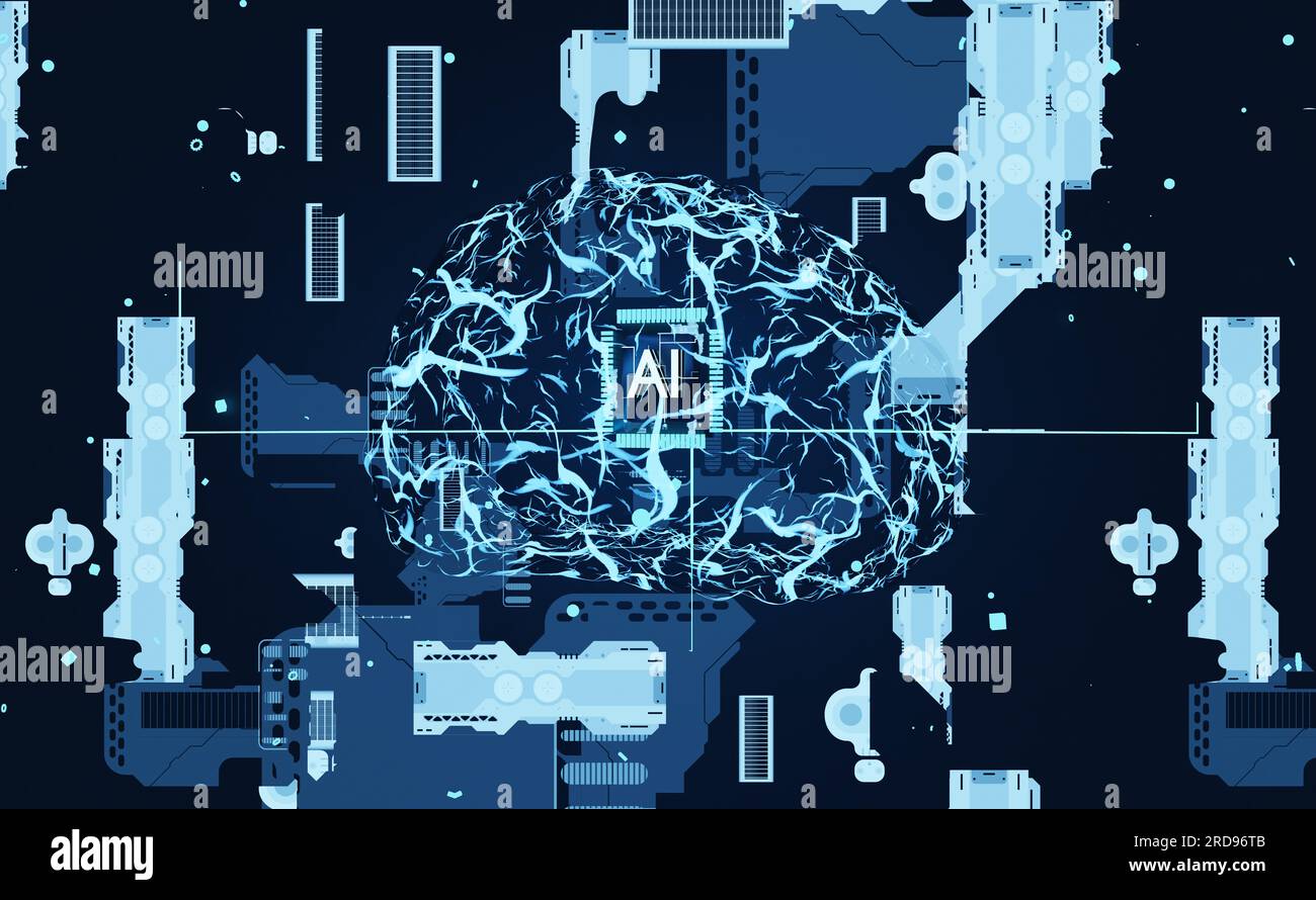 Visualization Of Neural Network Structure Of Algorithms Layered To Replicate Human Brain Deep