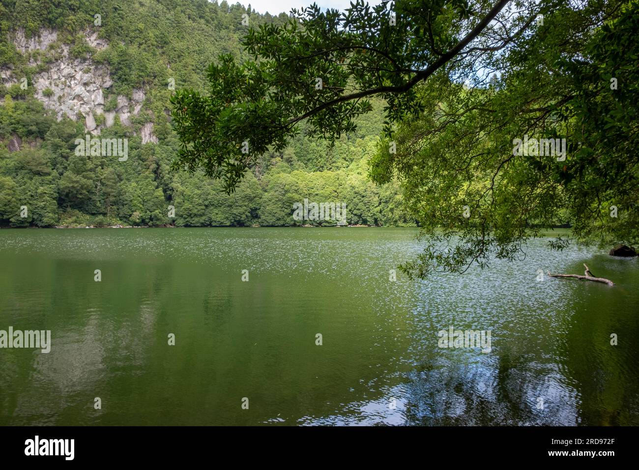 Landscape view on the beautiful Congro Lake "Lagoa do Congro" in the ...