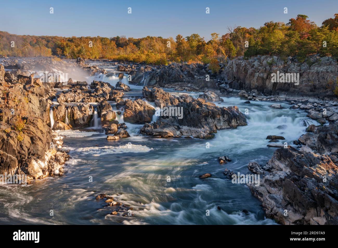 Potomac River at Great Falls Park, Virginia Stock Photo - Alamy