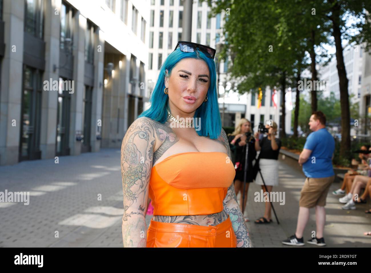 Kate Merlan beim Mates Date Influencer Event auf der Berlin Fashion ...