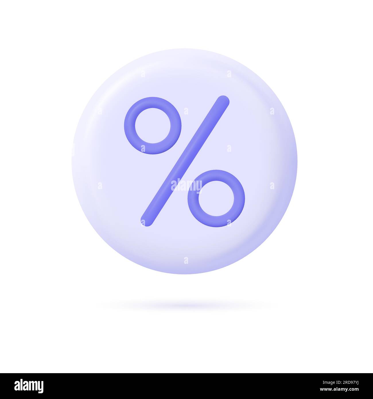 3d percent icon. the concept of shopping, sales, discounts. vector ...