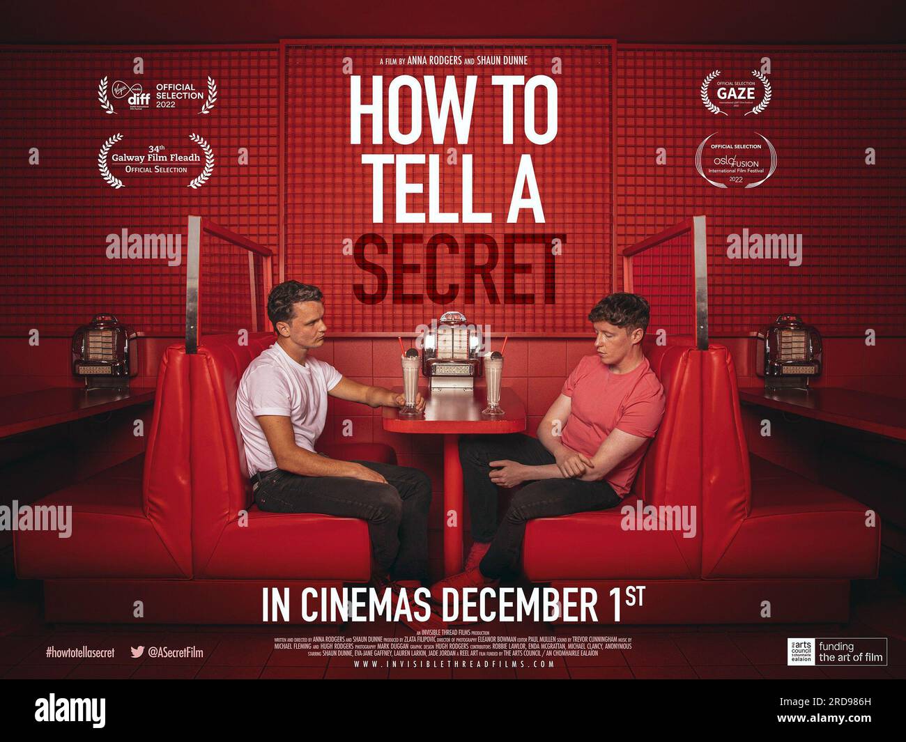 HOW TO TELL A SECRET, Irish poster, from left: Robbie Lawlor, Shaun ...