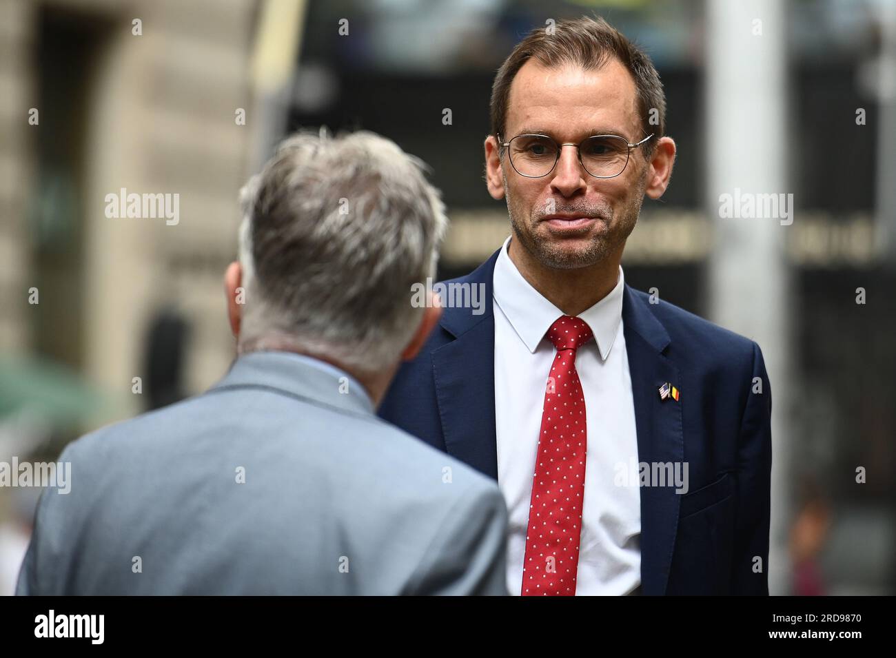 New York, USA. 19th July, 2023. Consul General of Belgium in New York ...