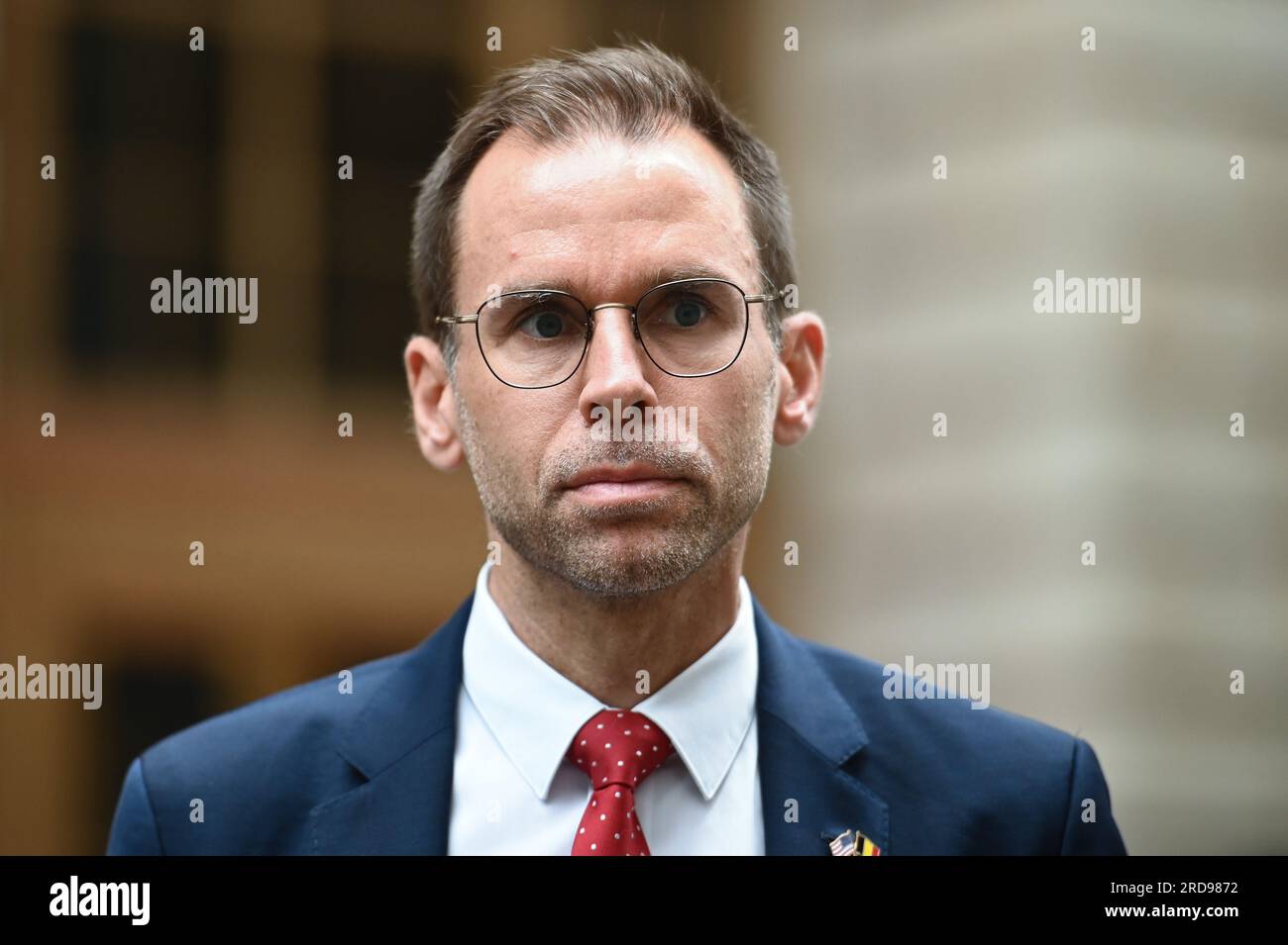 New York, USA. 19th July, 2023. Consul General of Belgium in New York ...