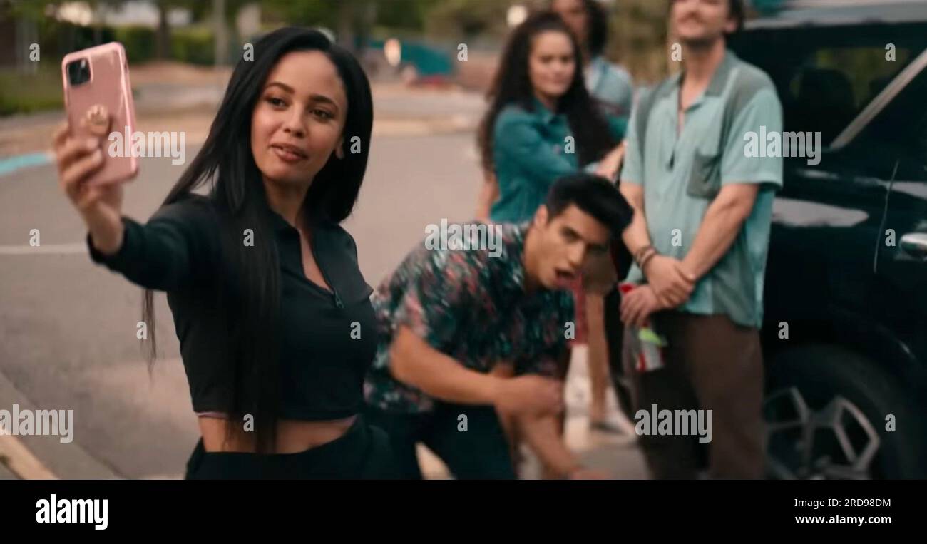 MARGAUX, from left: Vanessa Morgan, Jordan Buhat, Madison Pettis, Richard Harmon, 2022 ...