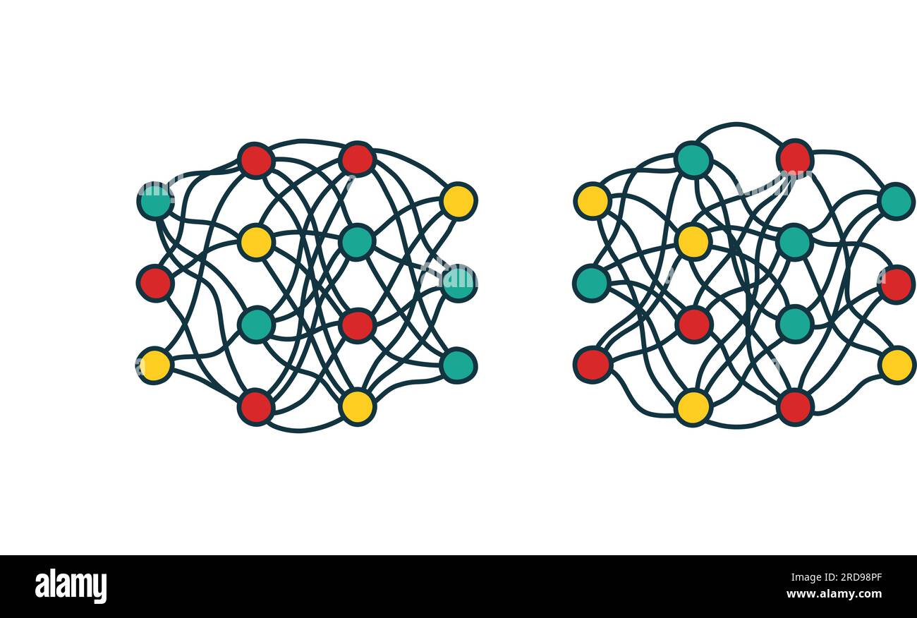 Neural vector vectors hi-res stock photography and images - Alamy