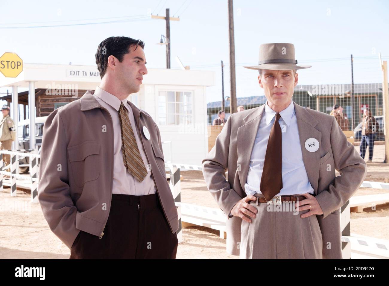 OPPENHEIMER, from left: Benny Safdie as Edward Teller, Cillian Murphy ...