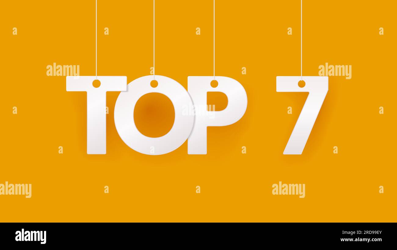 The first of seven Stock Vector Images - Alamy