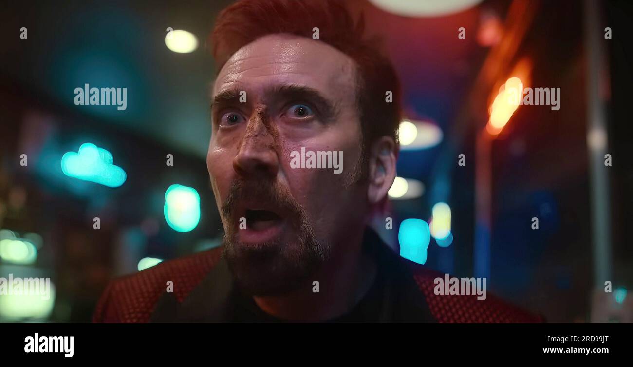 SYMPATHY FOR THE DEVIL, Nicolas Cage, 2023. © RLJE Films / Courtesy ...