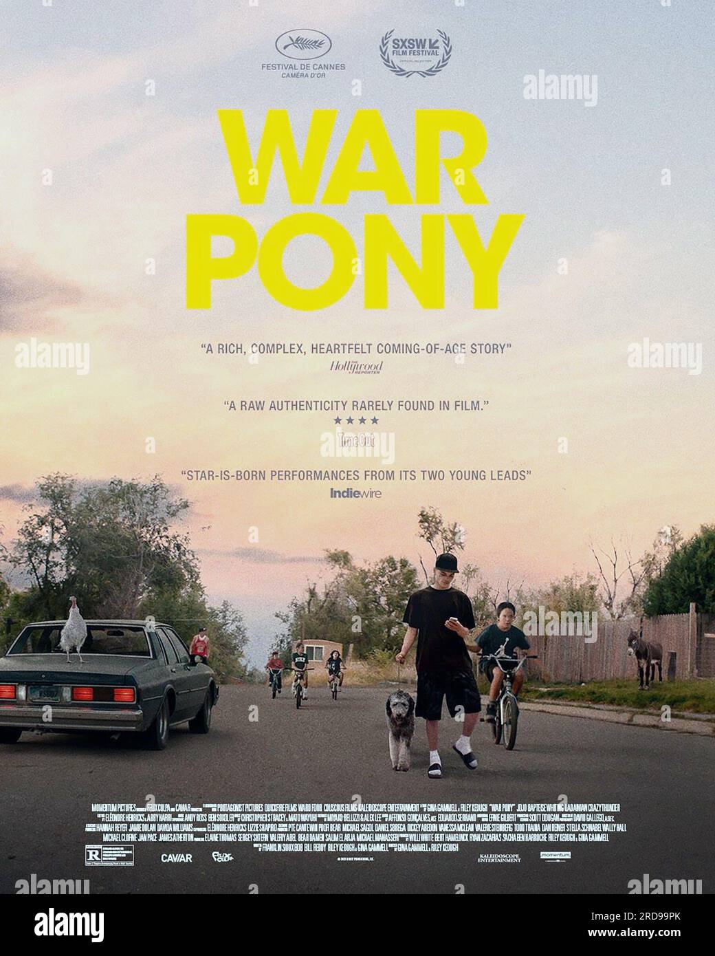 WAR PONY, US poster, from left: Jojo Bapteise Whiting, LaDainian Crazy ...