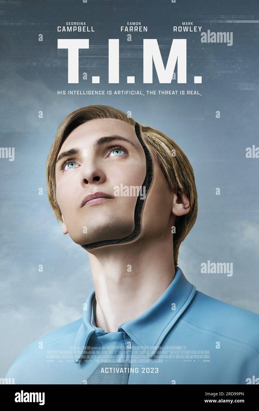 T.I.M., advance poster, Eamon Farren, 2023. © Altitude Film Sales ...