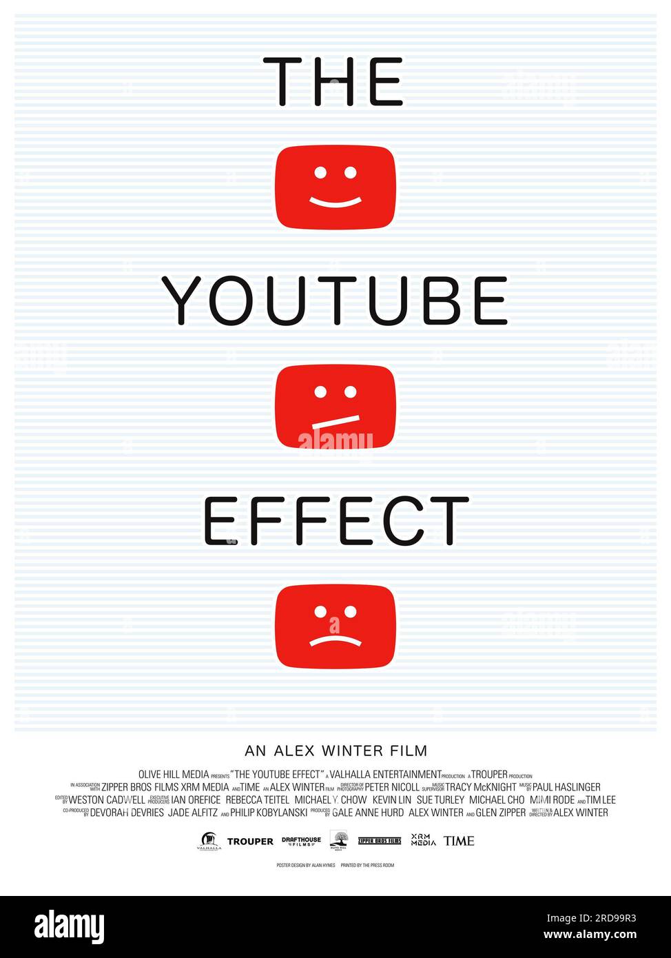 THE YOUTUBE EFFECT, poster, 2022. © Drafthouse Films / Courtesy Everett ...