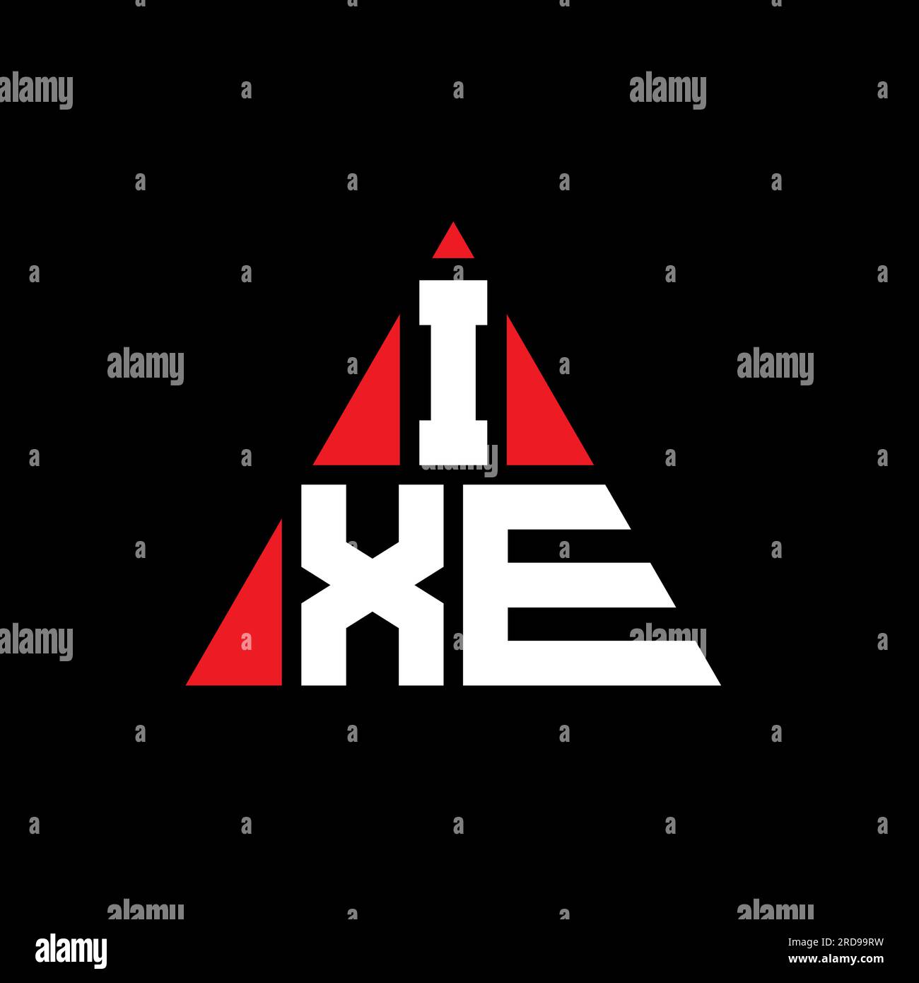 Ixe logo design hi-res stock photography and images - Alamy