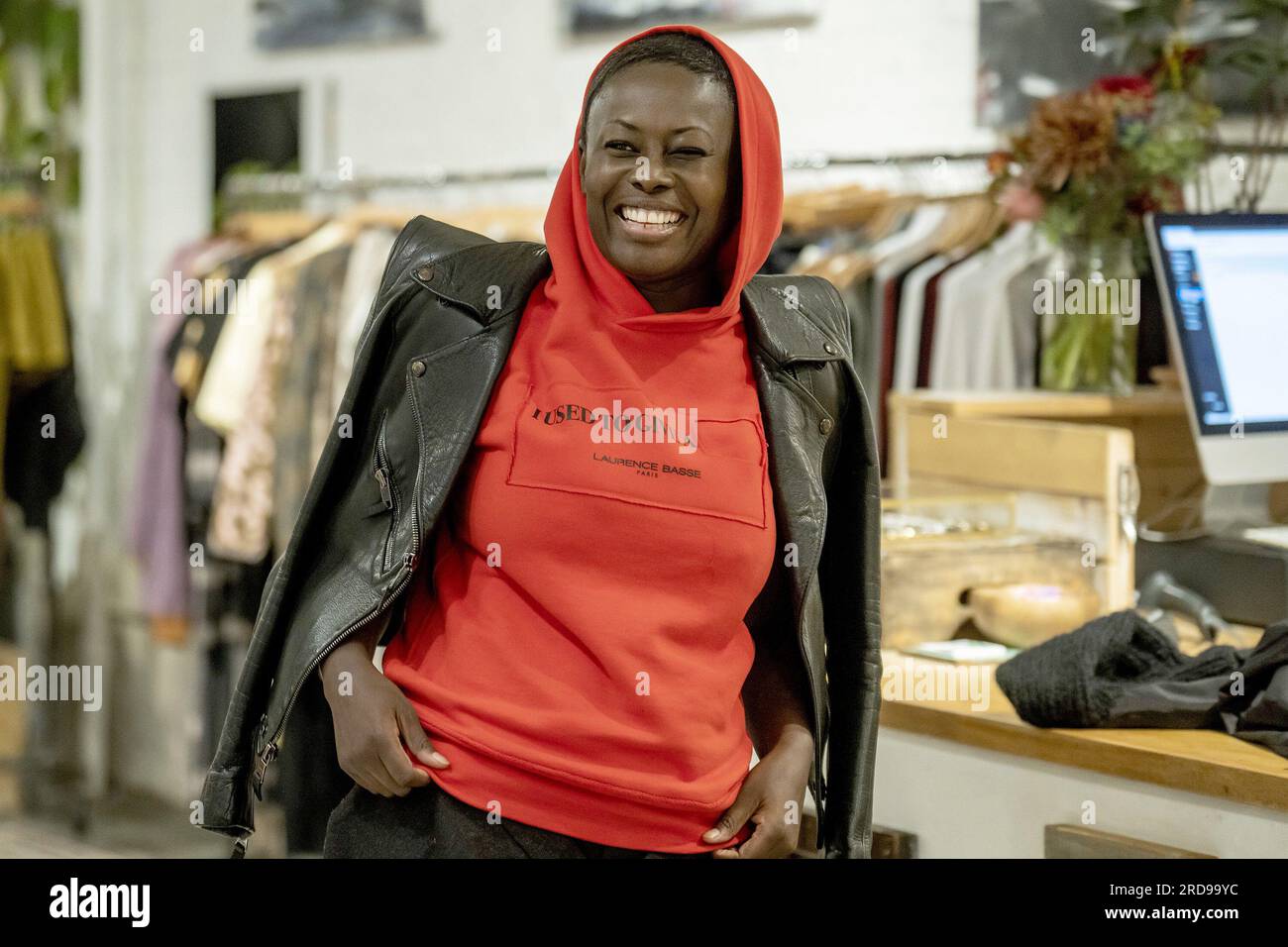 PROJECT RUNWAY, contestant Laurence Basse, Seeing Red', (Season 20, ep ...