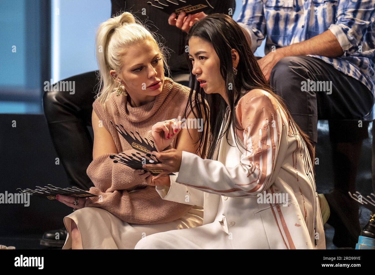 PROJECT RUNWAY, from left: contestants Brittany Allen, Anna Zhou ...