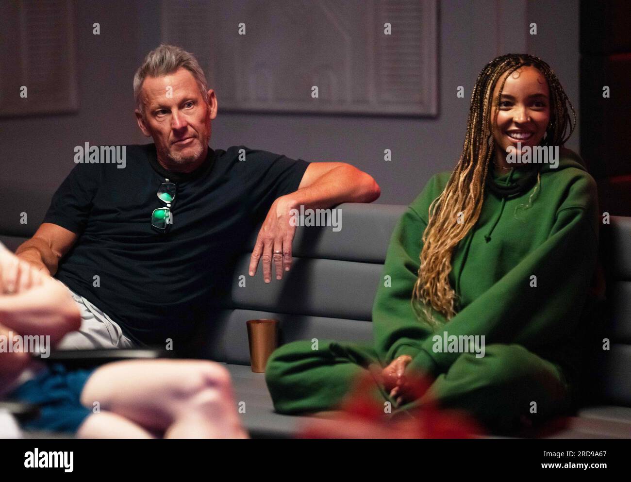 STARS ON MARS, from left: Lance Armstrong, Tinashe, 'Resupply Mission ...