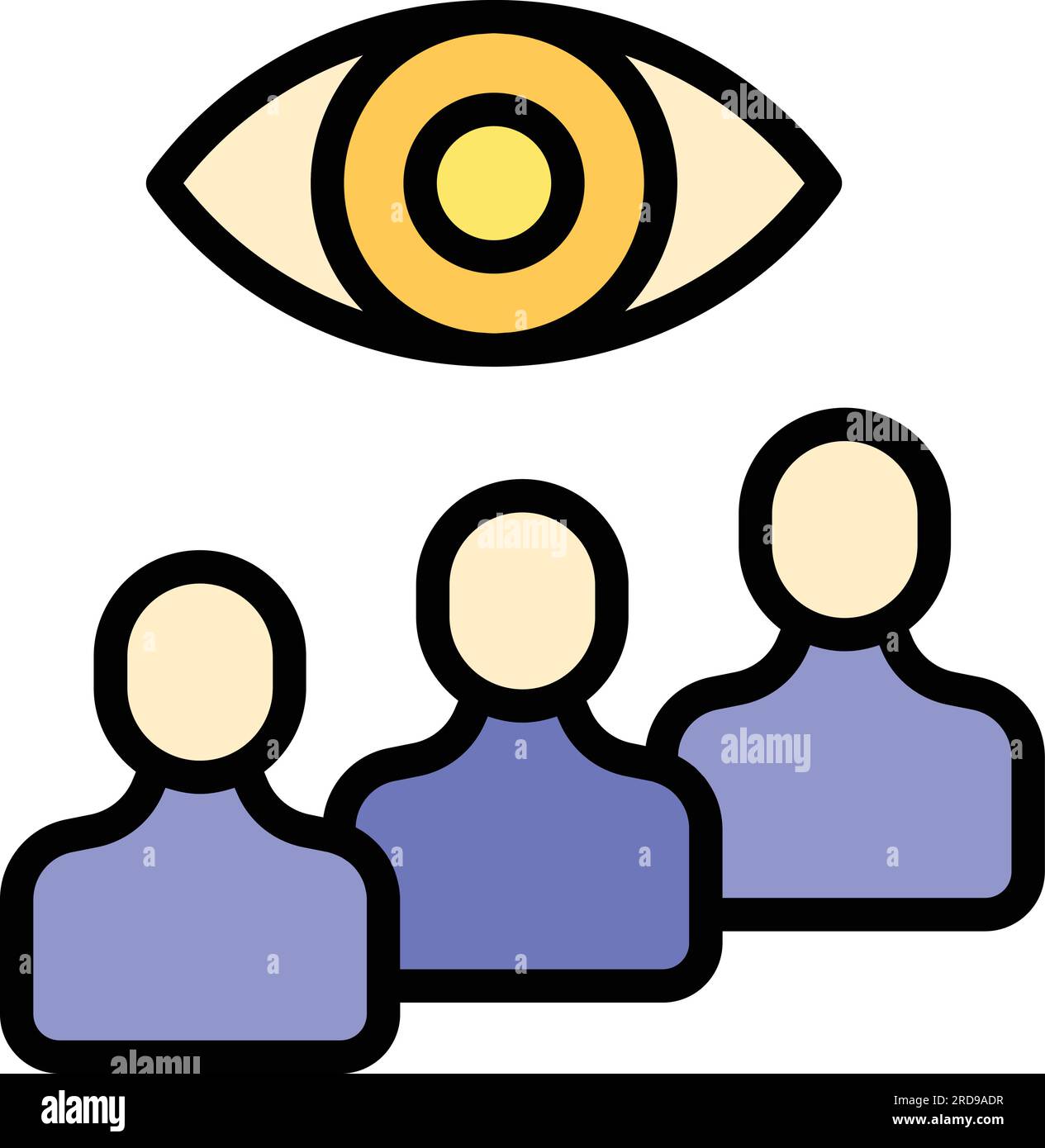 Community stereotype icon outline vector. Gender diversity. Social ...