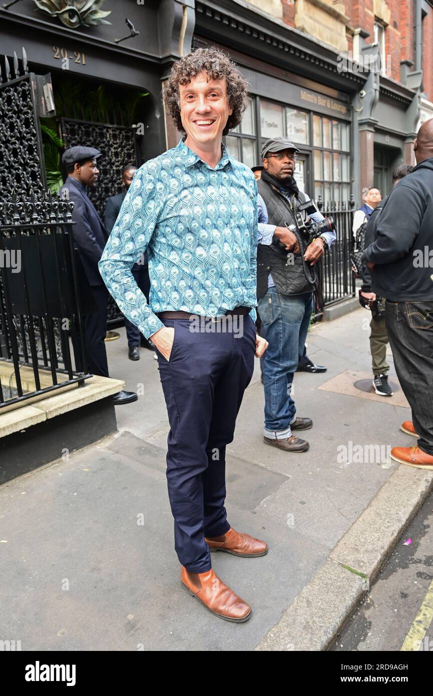 Darragh Ennis attends The ITV Summer party, The Mandrake Hotel, London ...