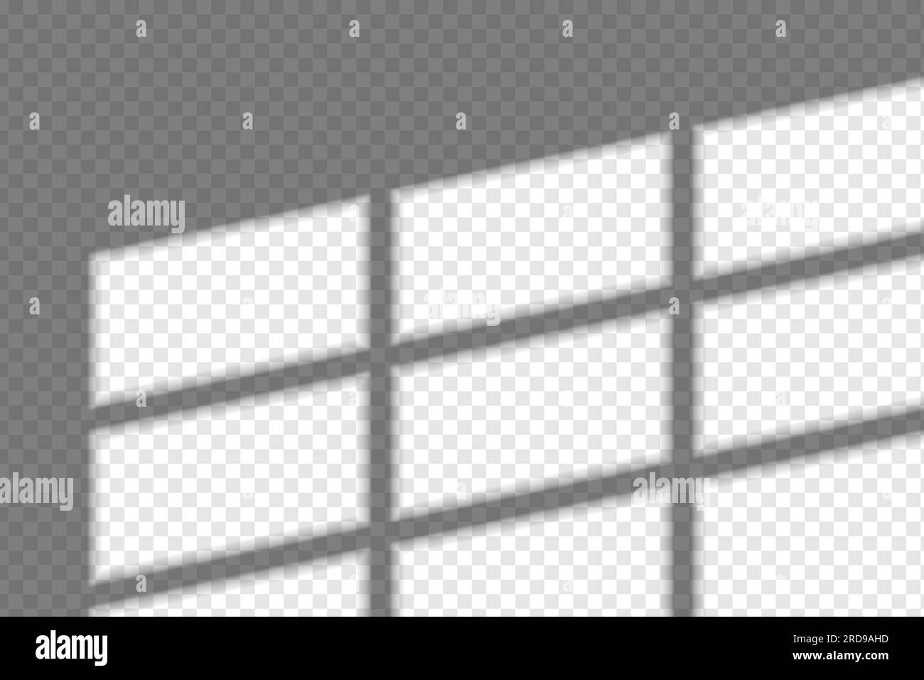 Shadow overlay effect. Soft realistic shadow. Vector Stock Vector Image ...