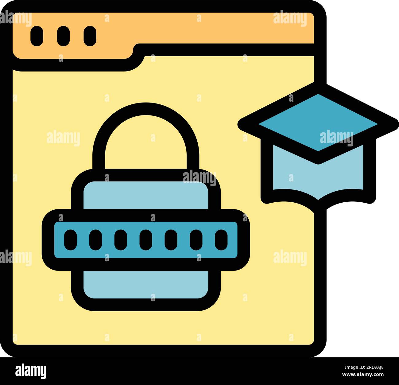 Learning platform icon outline vector. Online education. School lesson ...