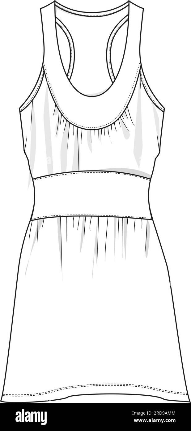 Gathered front Stock Vector Images - Alamy