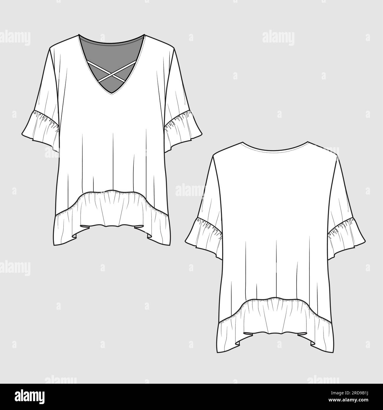 Fashion template hi-res stock photography and images - Alamy