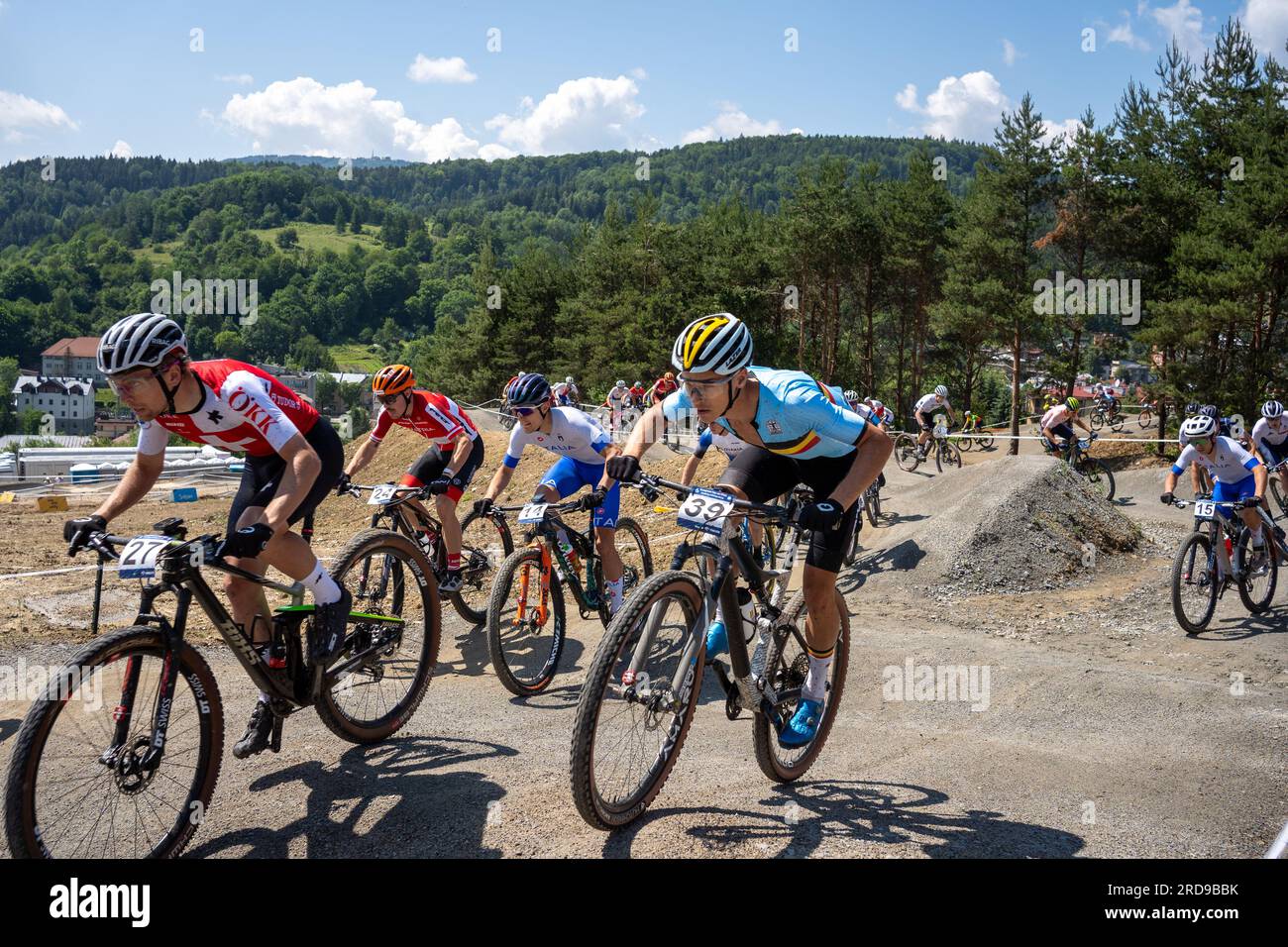 Joel Roth (27) (SUI), Arne Janssens (39) (BEL), Gregor Raggl (24) (AUT ...