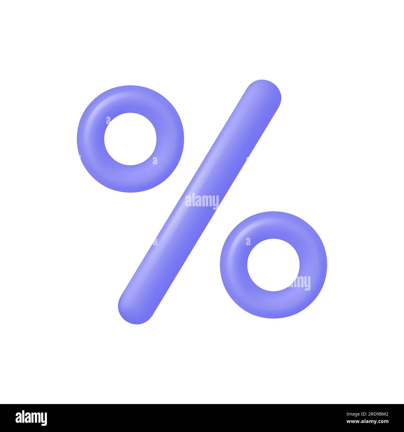 3d percent icon in cartoon style. concept of discounts, sales ...