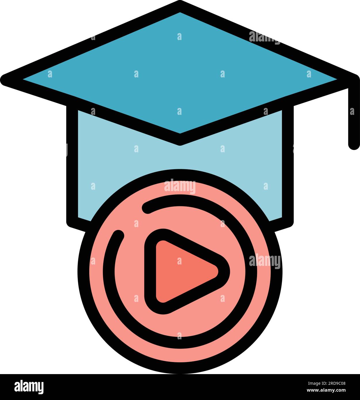 Flat Graduation Icon