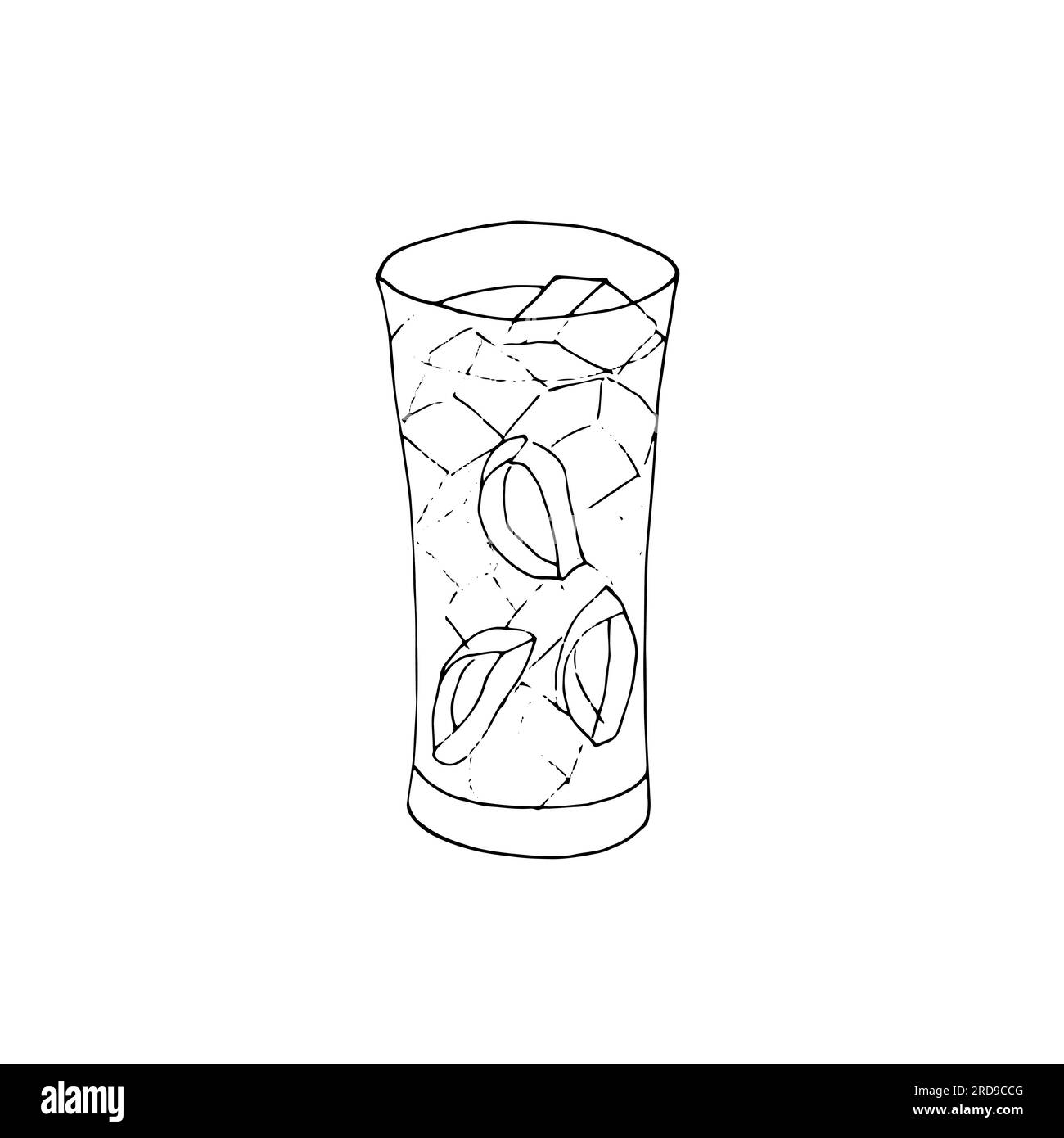 Juice in the glass Black and White Stock Photos & Images - Alamy