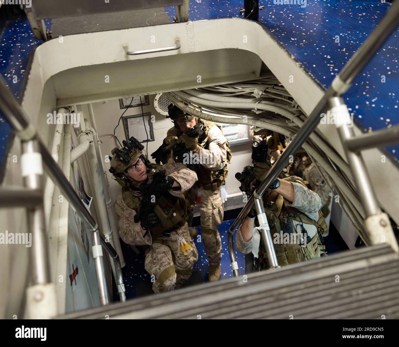 U.S. Marine with the maritime raid force, 31st Marine Expeditionary ...