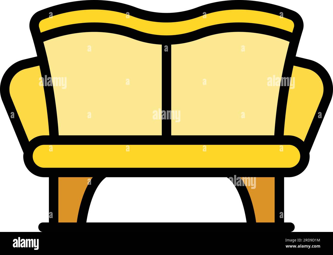 Sofa on luxury patio Stock Vector Images - Alamy