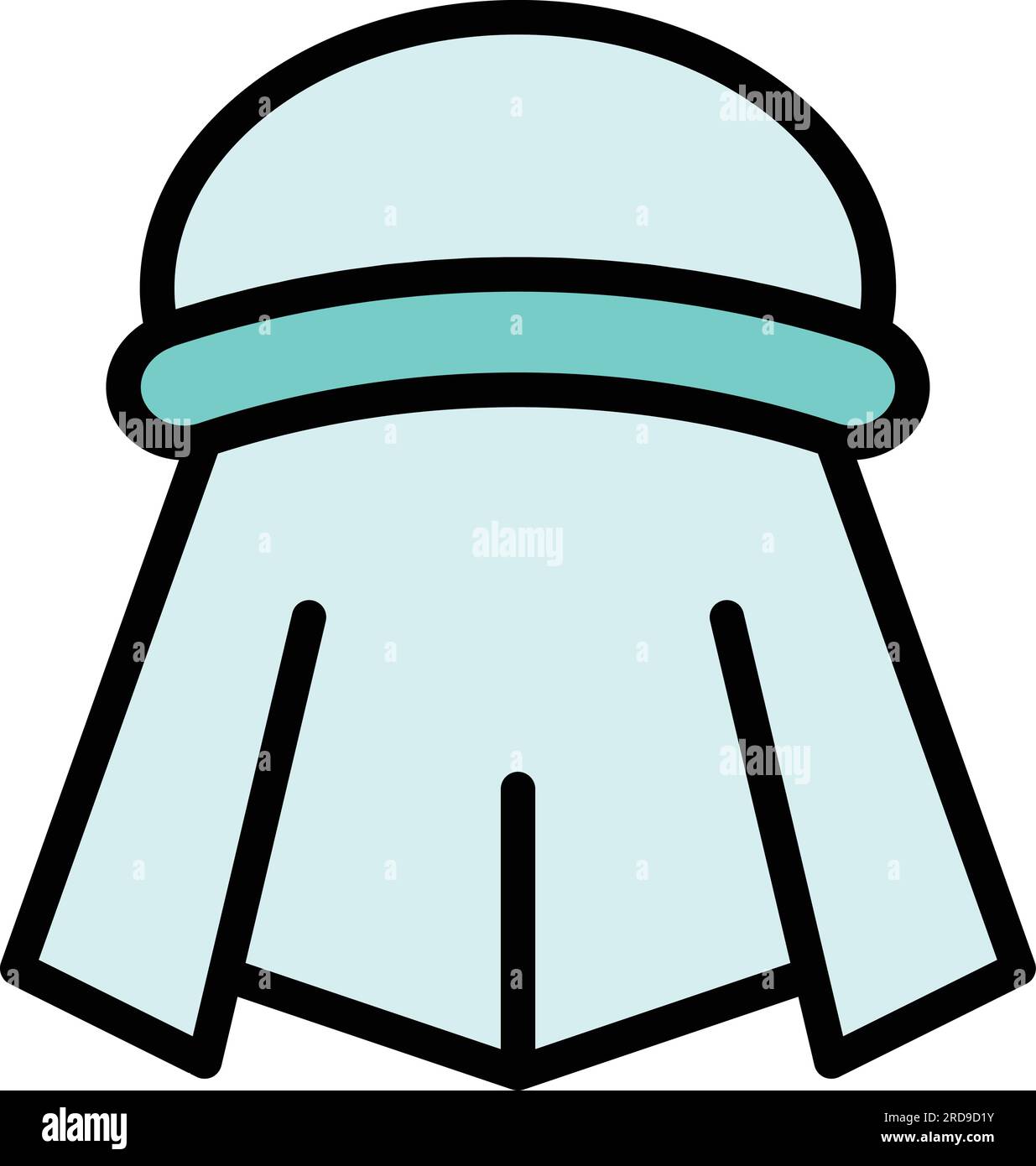 Traditional turban icon outline vector. Indian punjabi. Indian sikh color flat Stock Vector ...