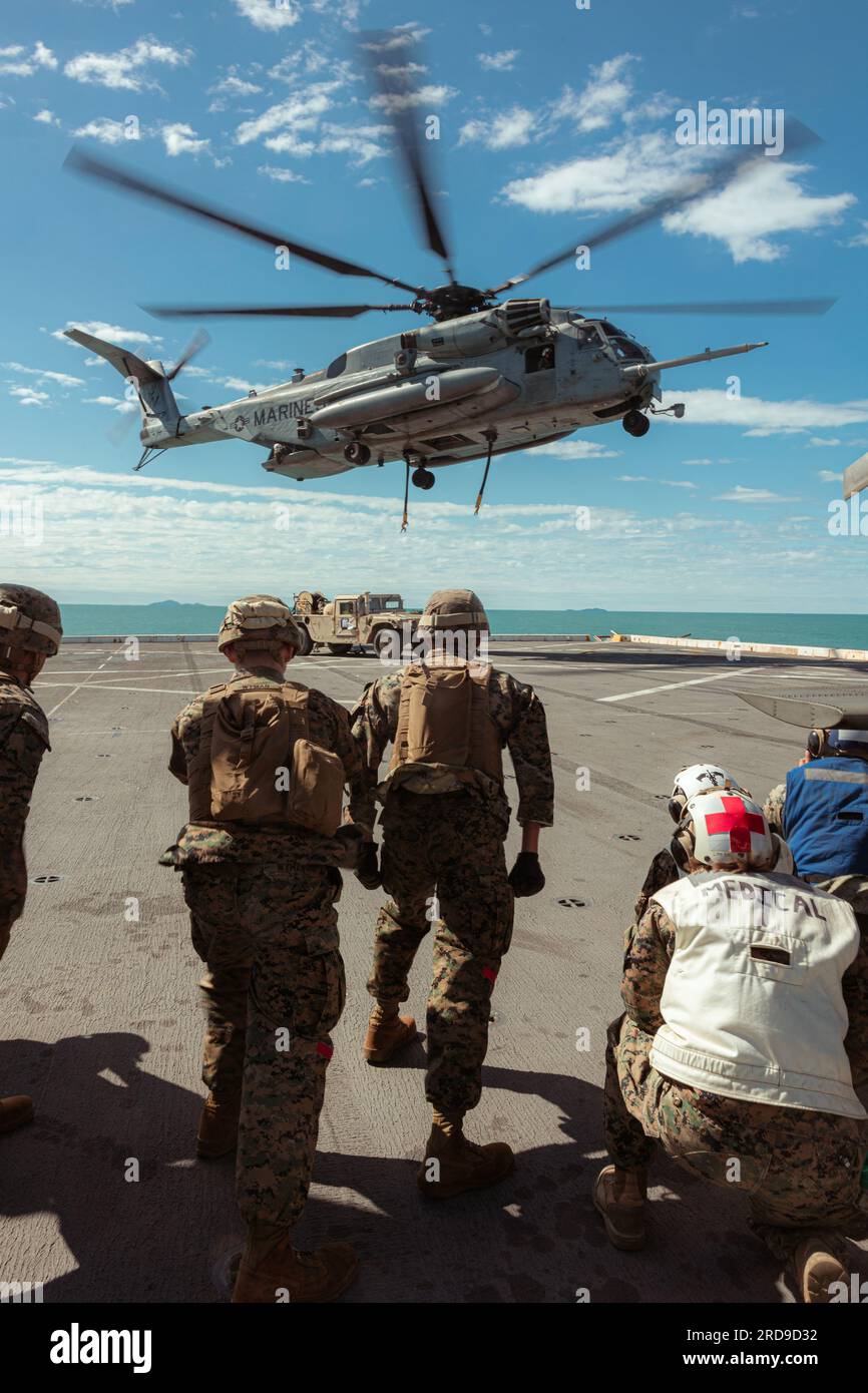 U.S. Marines with Combat Logistics Battalion 31, 31st Marine ...