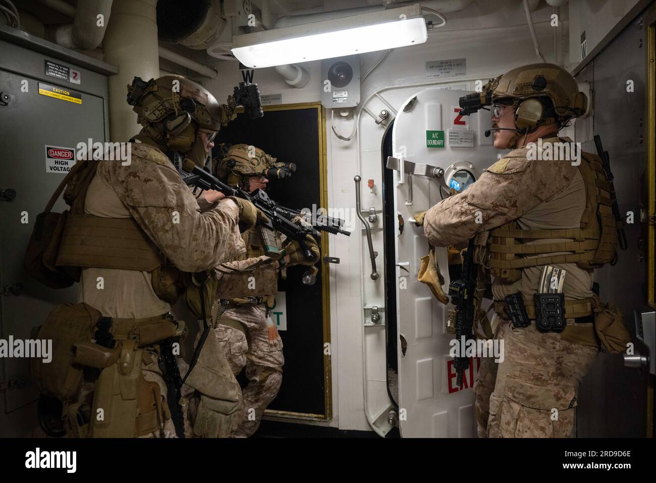 CORAL SEA (July 8, 2023) Marines assigned to the 31st Marine ...