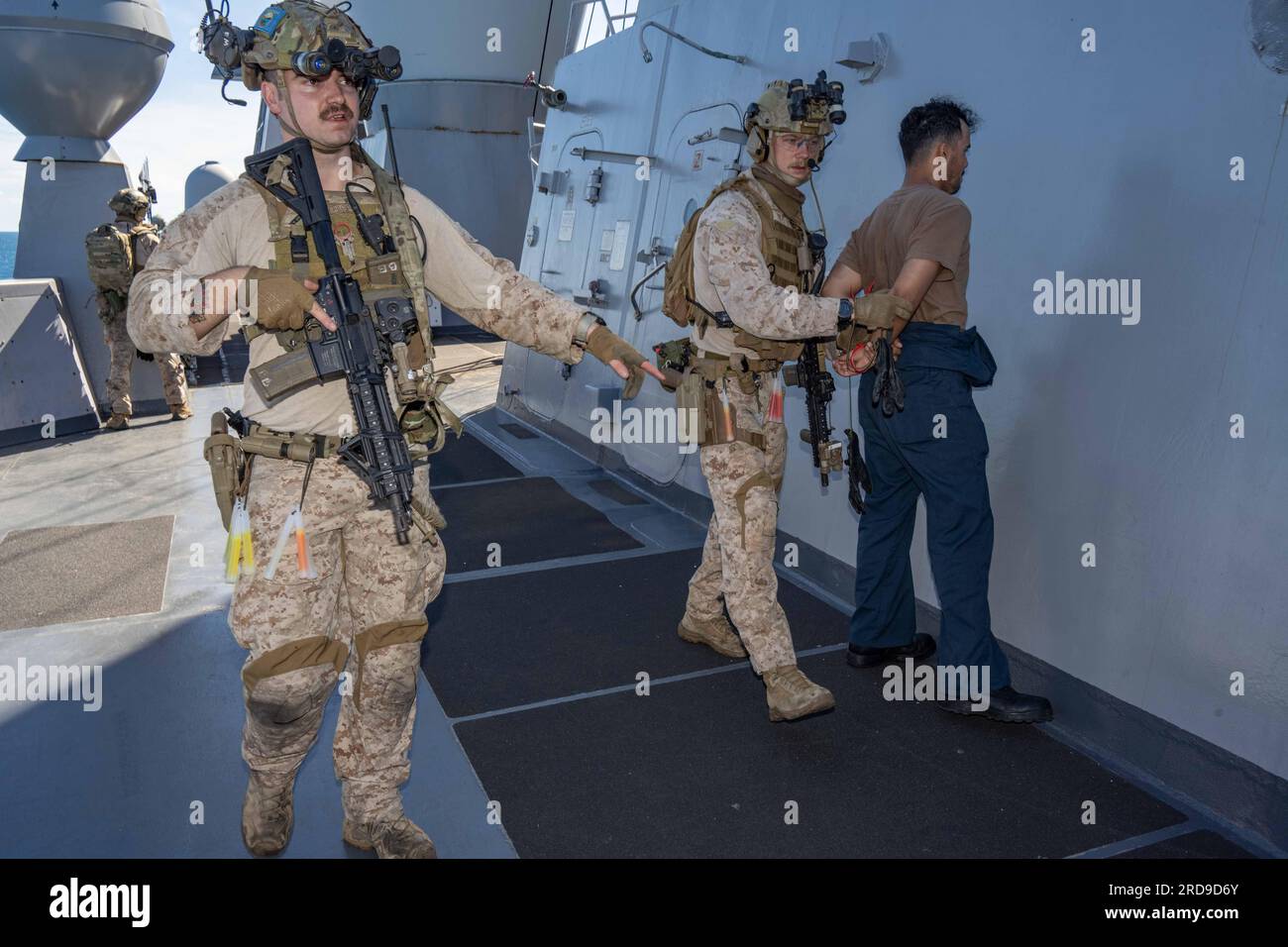 CORAL SEA (July 8, 2023) Marines assigned to the 31st Marine ...