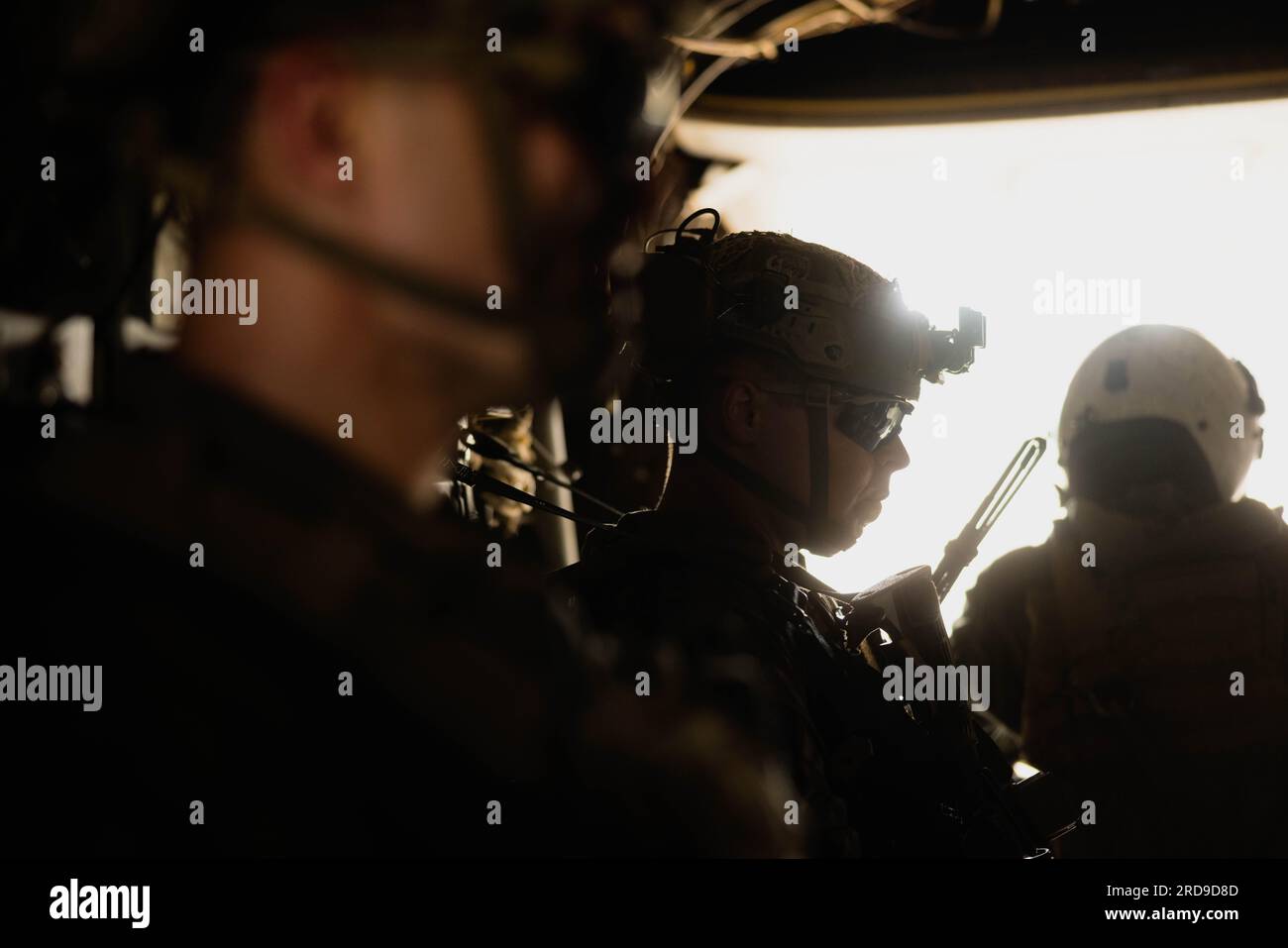 U.S. Marine Corps 2nd Lt. Samuel Todd, (center), a platoon commander ...