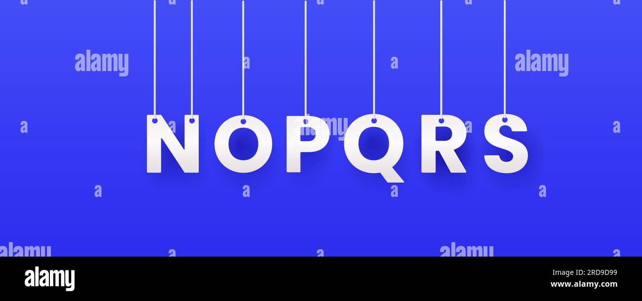 Rope alphabet letter hi-res stock photography and images - Alamy