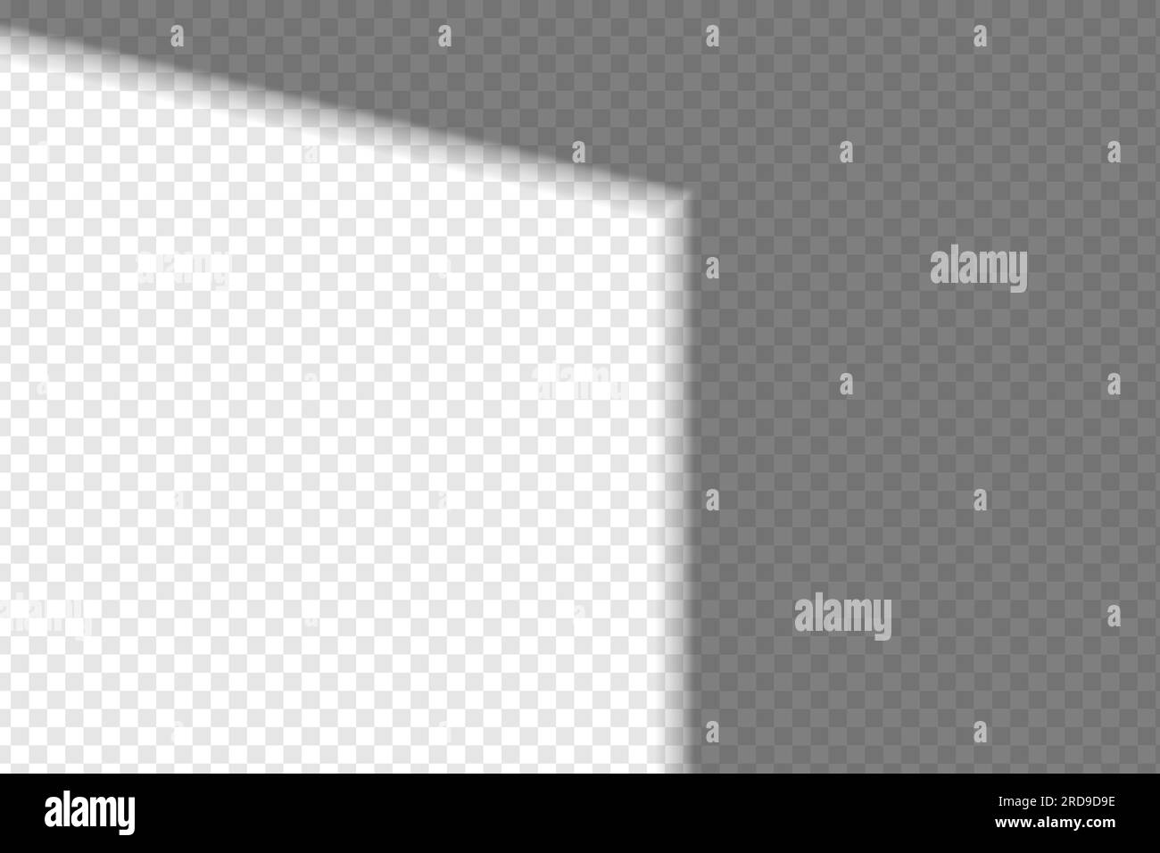 Window frame overlay shadow. Light through the window. Applicable for ...