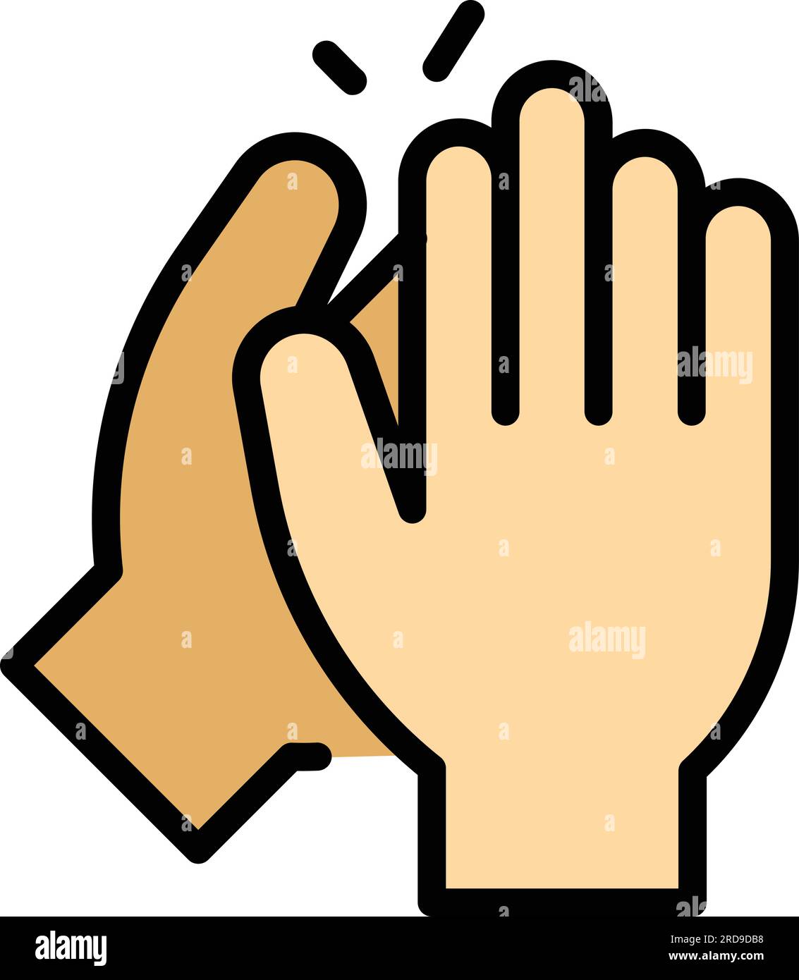 Applause line color icon hi-res stock photography and images - Alamy