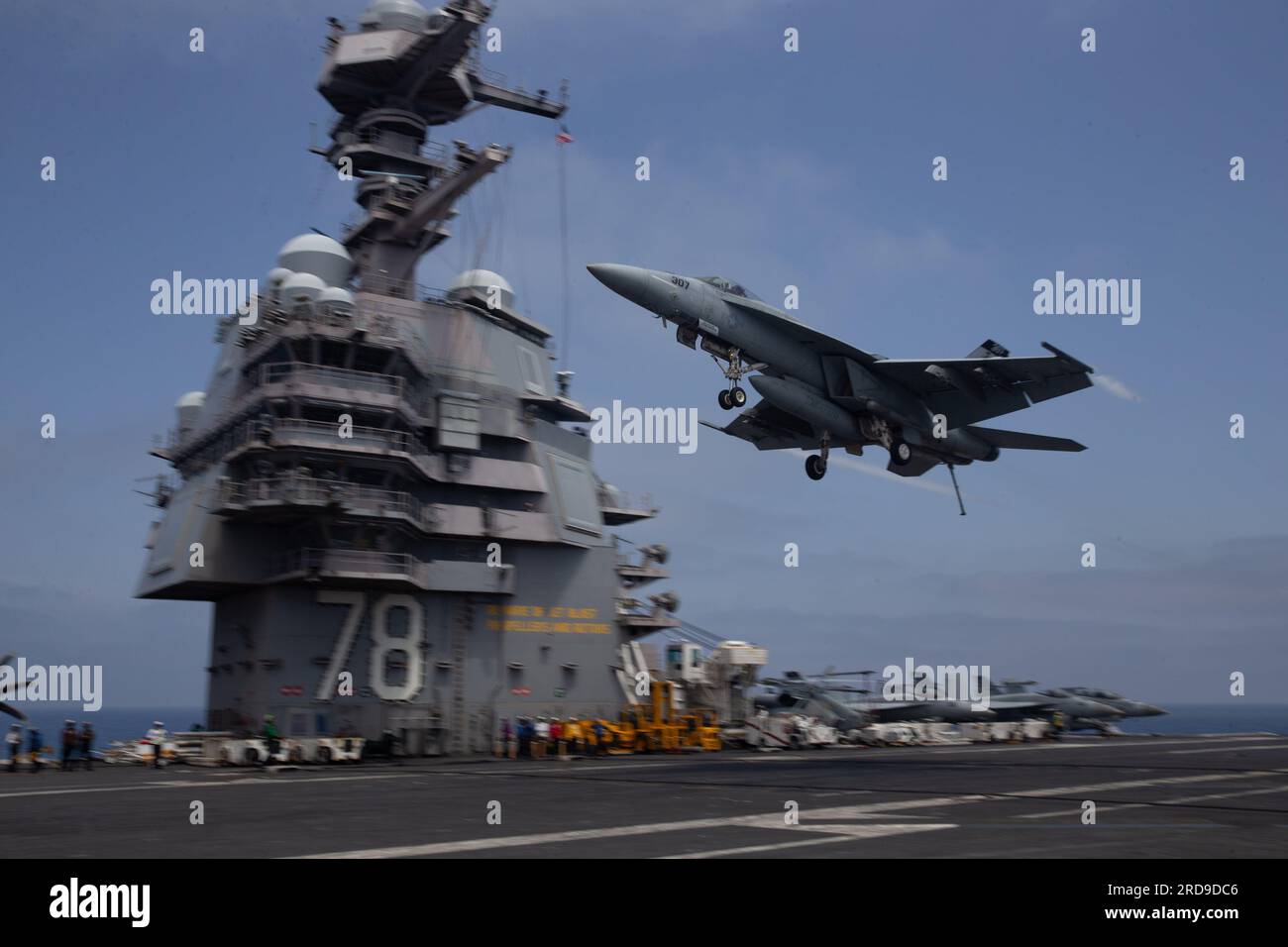 An F/A-18E Super Hornet, attached to the "Tomcatters" of Strike Fighter ...