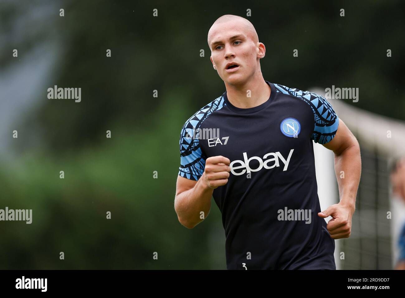 SSC Napoli’s Norwegian defender Leo Skiri Ostigard during the sixth day ...